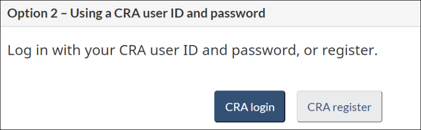 What is the CRA My Account and how do I register for it?